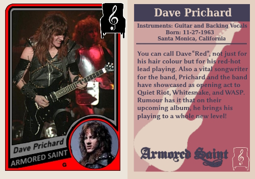 Classic Lineup Trading Cards: Armored Saint – Armchair Maestro